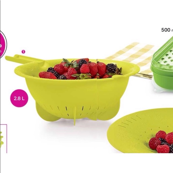 Tupperware | Kitchen | Tupperware Double Colander Strainer 28 Liter ...